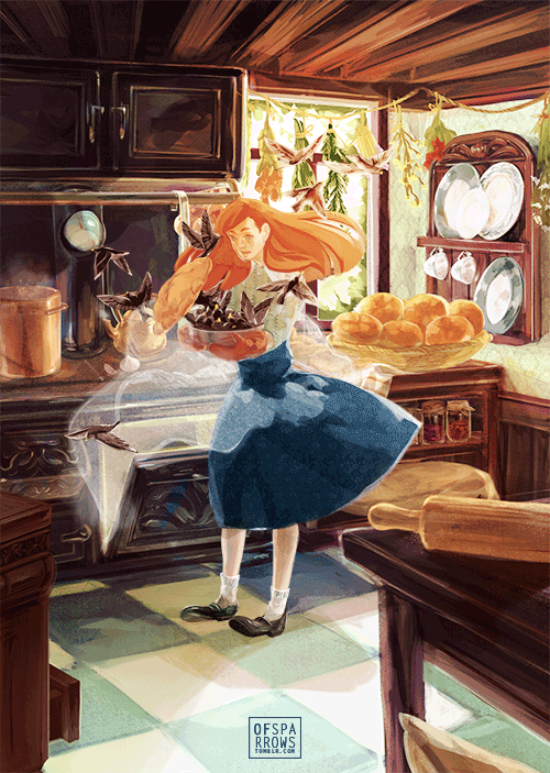 Incredibly Colorful Animated GIFs Featuring Magical Scenarios