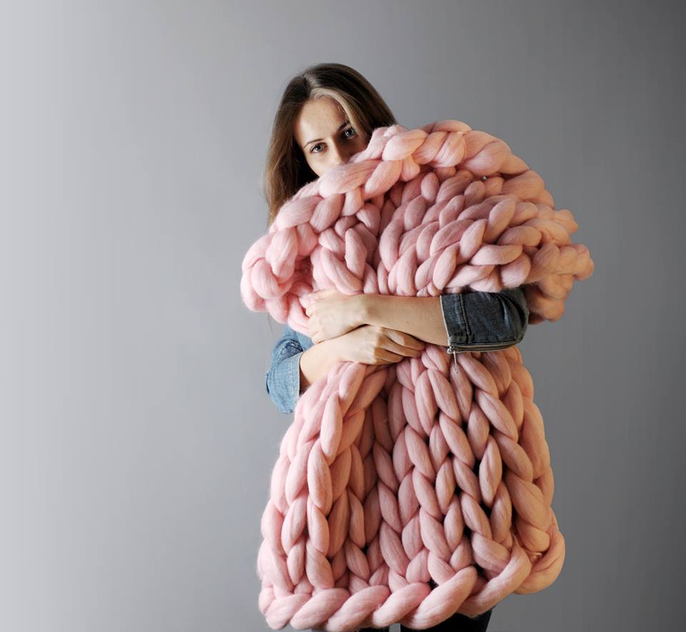 Beautifully Crafted Super Chunky Hand Knit Blankets, Sweaters and ...