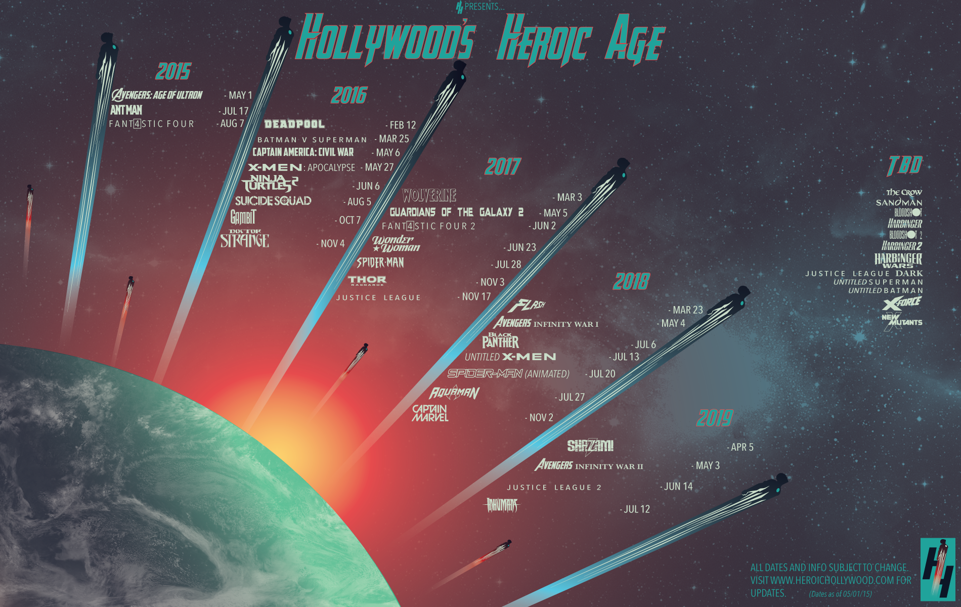 An Informative Graphic Calendar That Allows Fans to Easily Determine ...