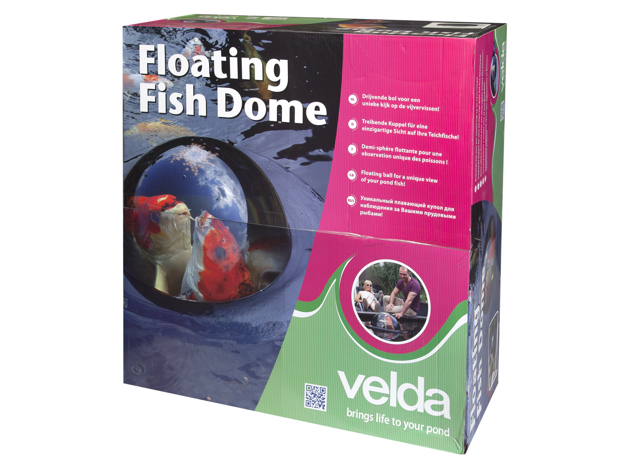 A Floating Dome That Lets Fish Swim Above the Surface of the Water to ...