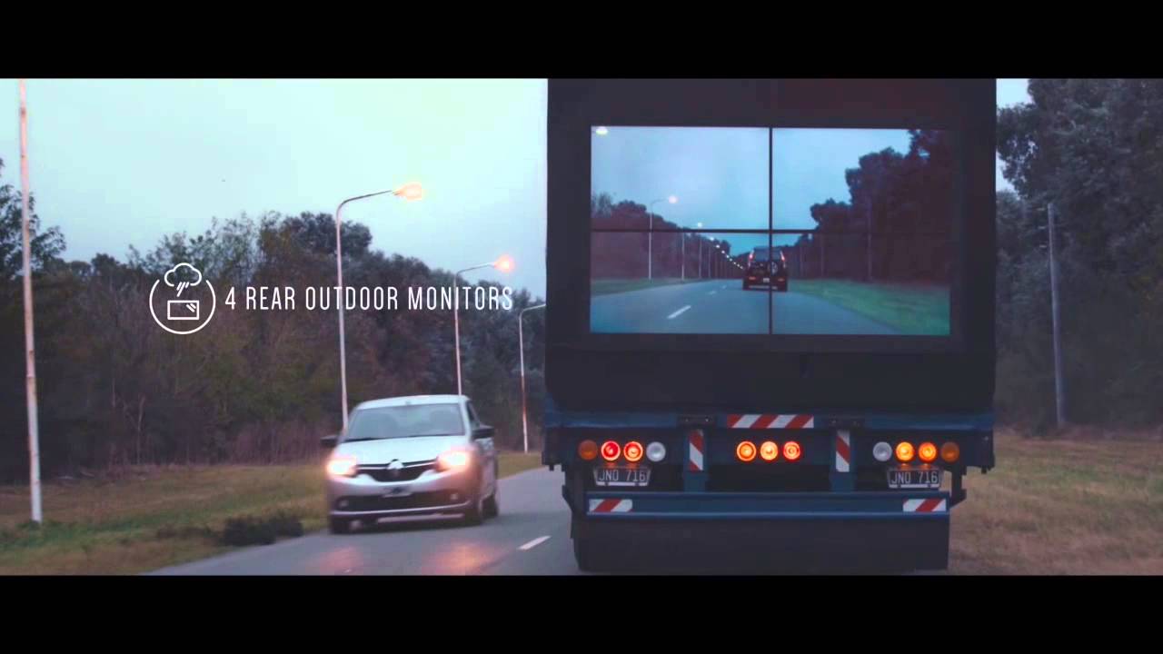 'The Safety Truck', A Tractor Trailer With Built-in Cameras and Large ...