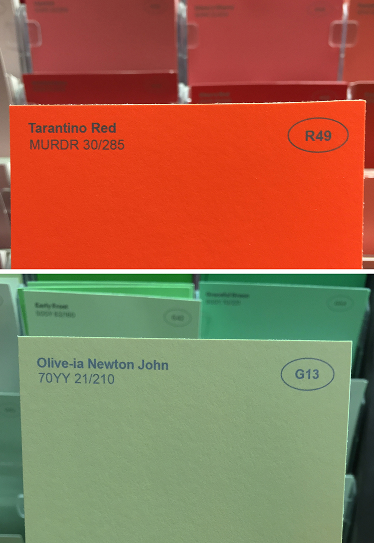 Obvious Plant Adds Clever Fake Names to Ordinary Paint Colors at a ...