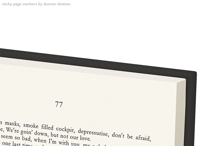 Cute and Playful Sticky Page Markers That Turn Books Into Miniature ...