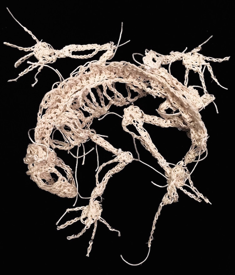 Fabulously Disturbing Skeletal Animal Remains Intricately Crocheted ...