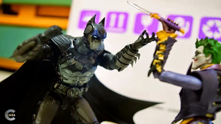 Batman and Captain America Battle the Joker and His Goons in a Stop ...