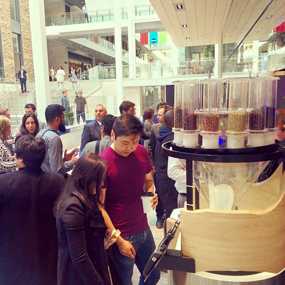 teaBOT, A Robot That Mixes and Brews Custom Blends of Loose Leaf Teas