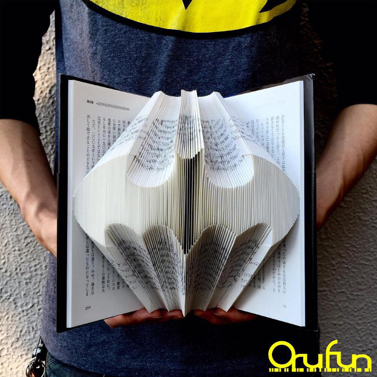 'OruFun', The Art of Folding Book Pages to Create 3D Sculptures of Pop ...