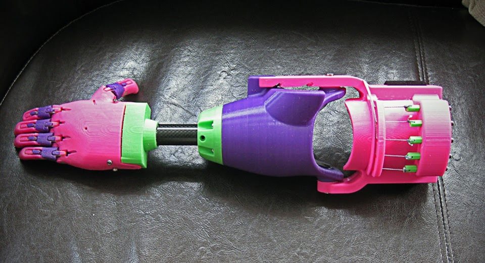 A Young Girl Is Delighted When She Unpacks Her New 3D Printed ...