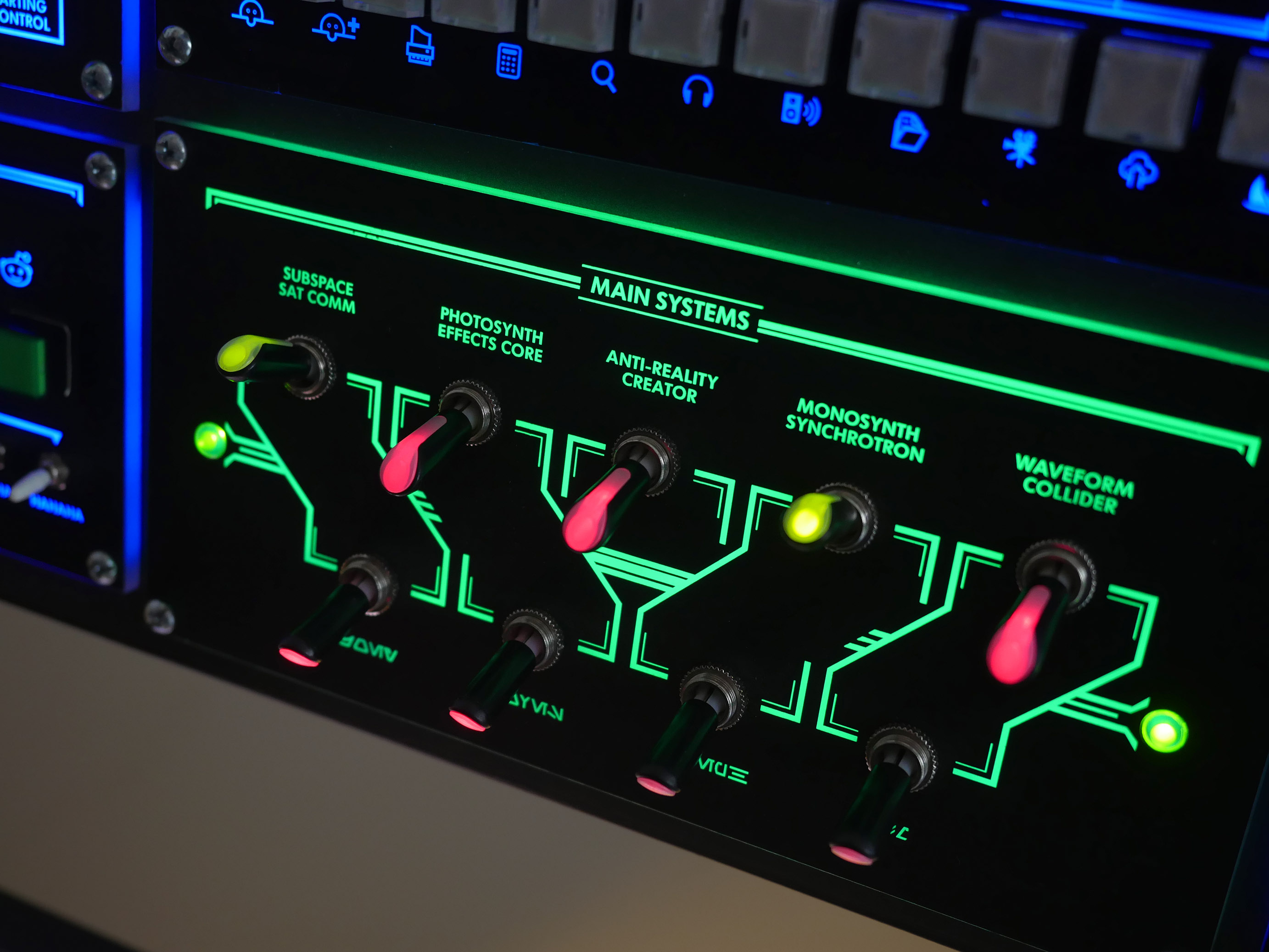 A Wonderful DIY Fully-Functional Overhead Control Panel Used to ...