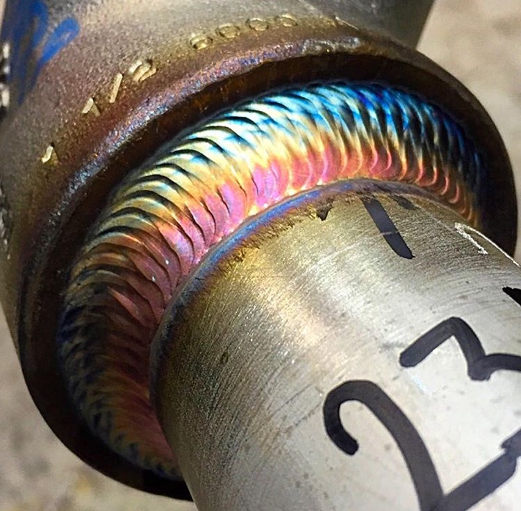 Colorful and Elaborate Designs Welded Onto Pipes
