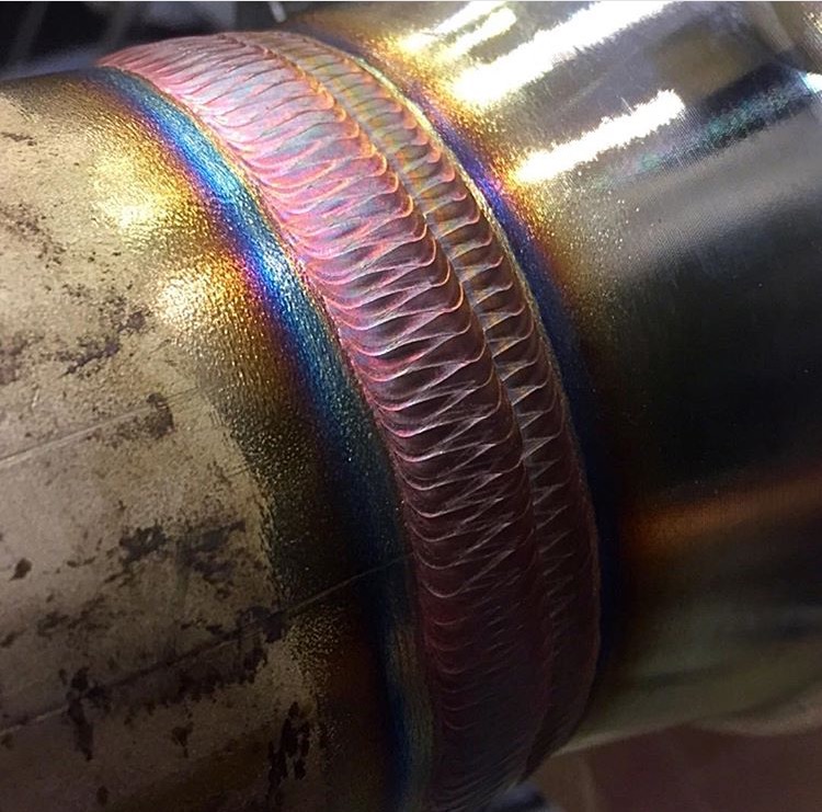 Colorful and Elaborate Designs Welded Onto Pipes