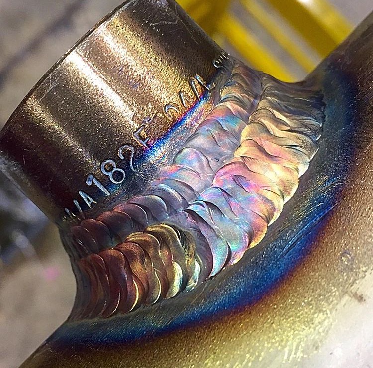 Colorful and Elaborate Designs Welded Onto Pipes