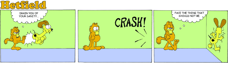 'Hetfield', Hilarious Comic Strip Mashups of 'Garfield' Comics and ...