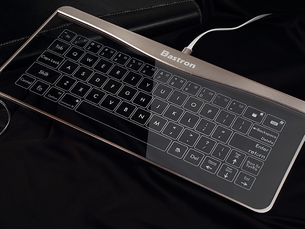 The Bastron Glass Touch Smart Keyboard, A Sleek Glass Touch Keyboard ...