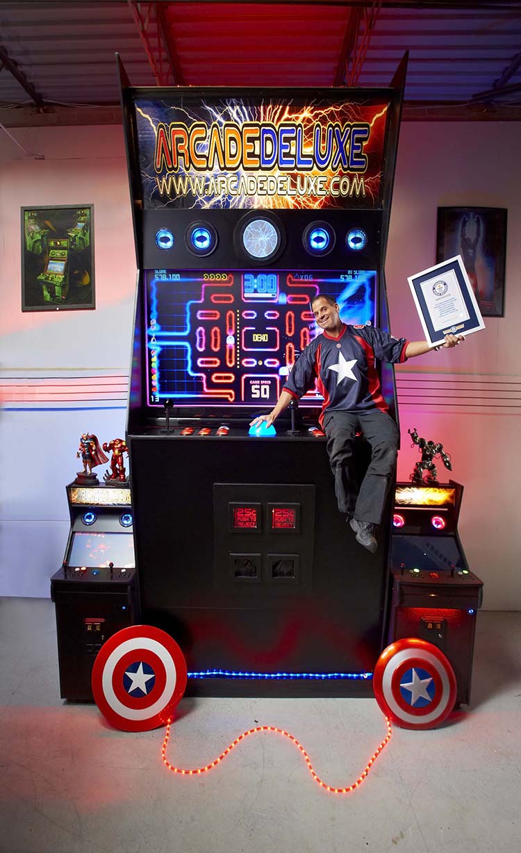 Man Spends Two Years Building the World's Largest Arcade Machine