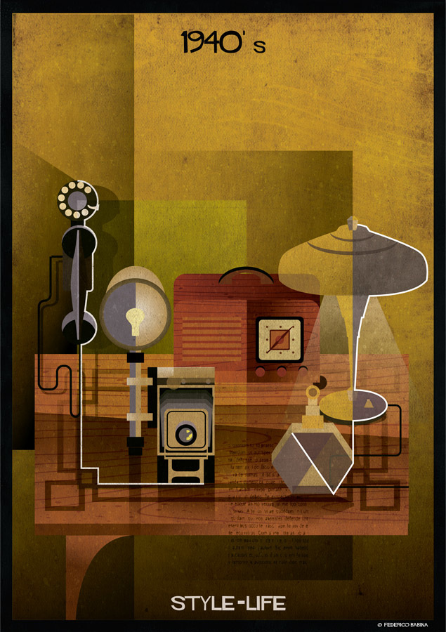 'Style-Life', An Illustrated Evolution of Everyday Objects From the ...