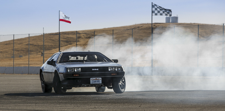 MARTY, A Self-Driving Drifting DeLorean Built by Stanford That Was ...
