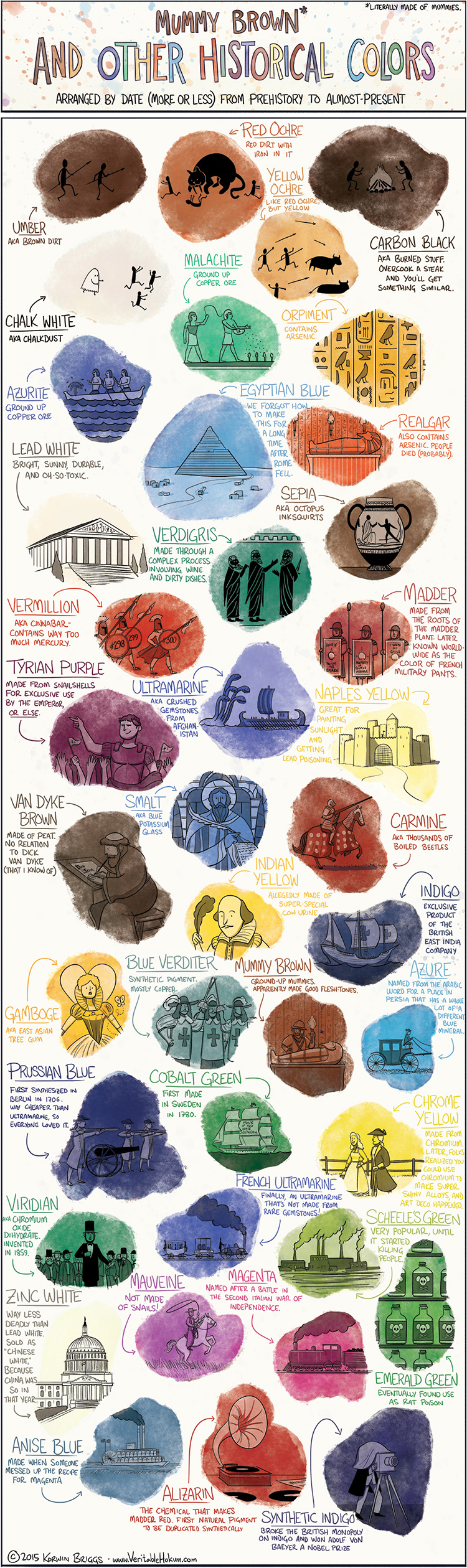 An Infographic Detailing the Fascinating and Bizarre History of Human ...