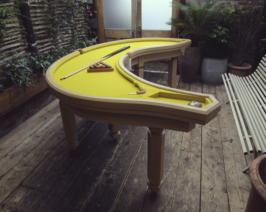 Uniquely Creative Handmade Pool Tables That Are Shaped Like a Pink ...