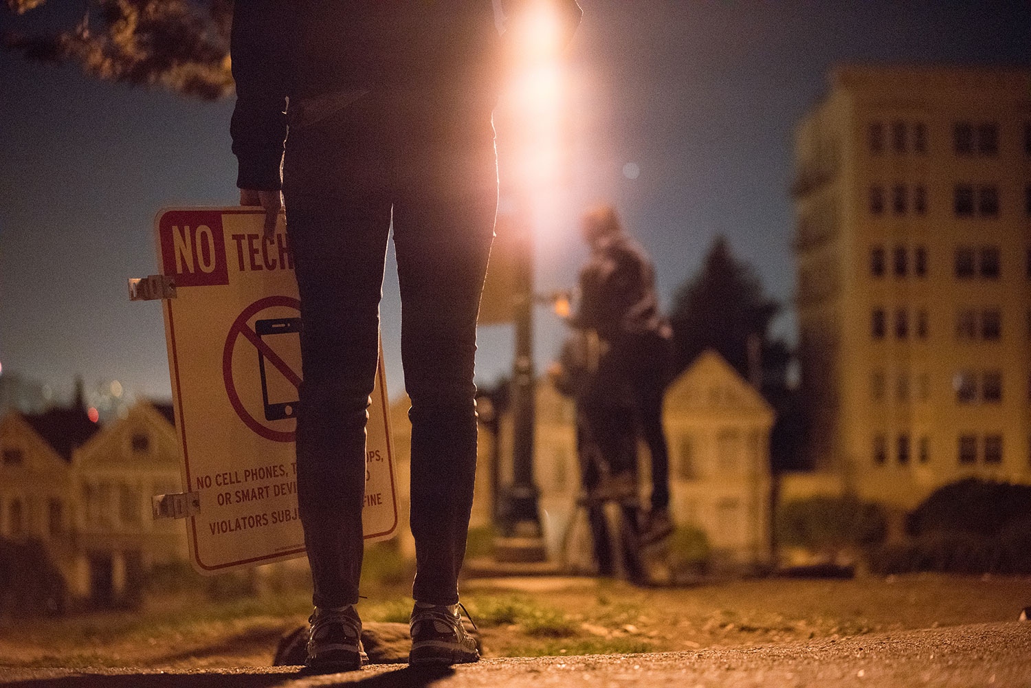 An Art Project Featuring 'No Tech-Zone' Signs Placed in San Francisco ...