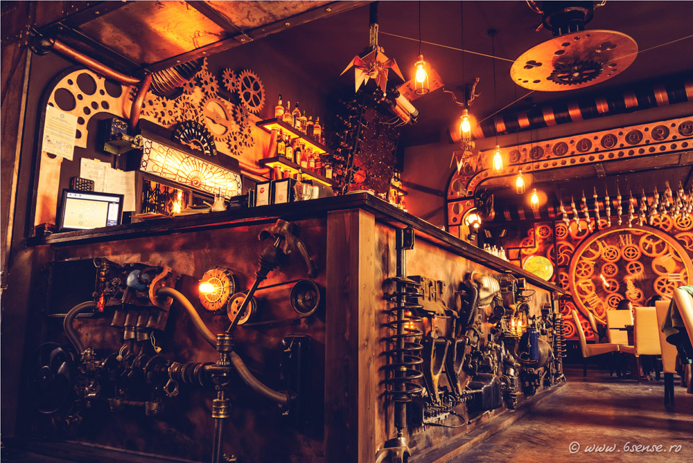 The Enigma Cafe, A New Steampunk Bar in Romania That Features Working ...