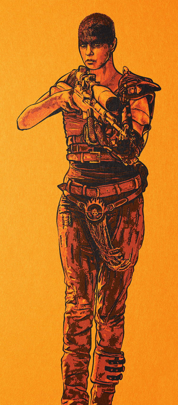 Fierce 'Mad Max: Fury Road' Illustrated Posters Featuring Memorable ...