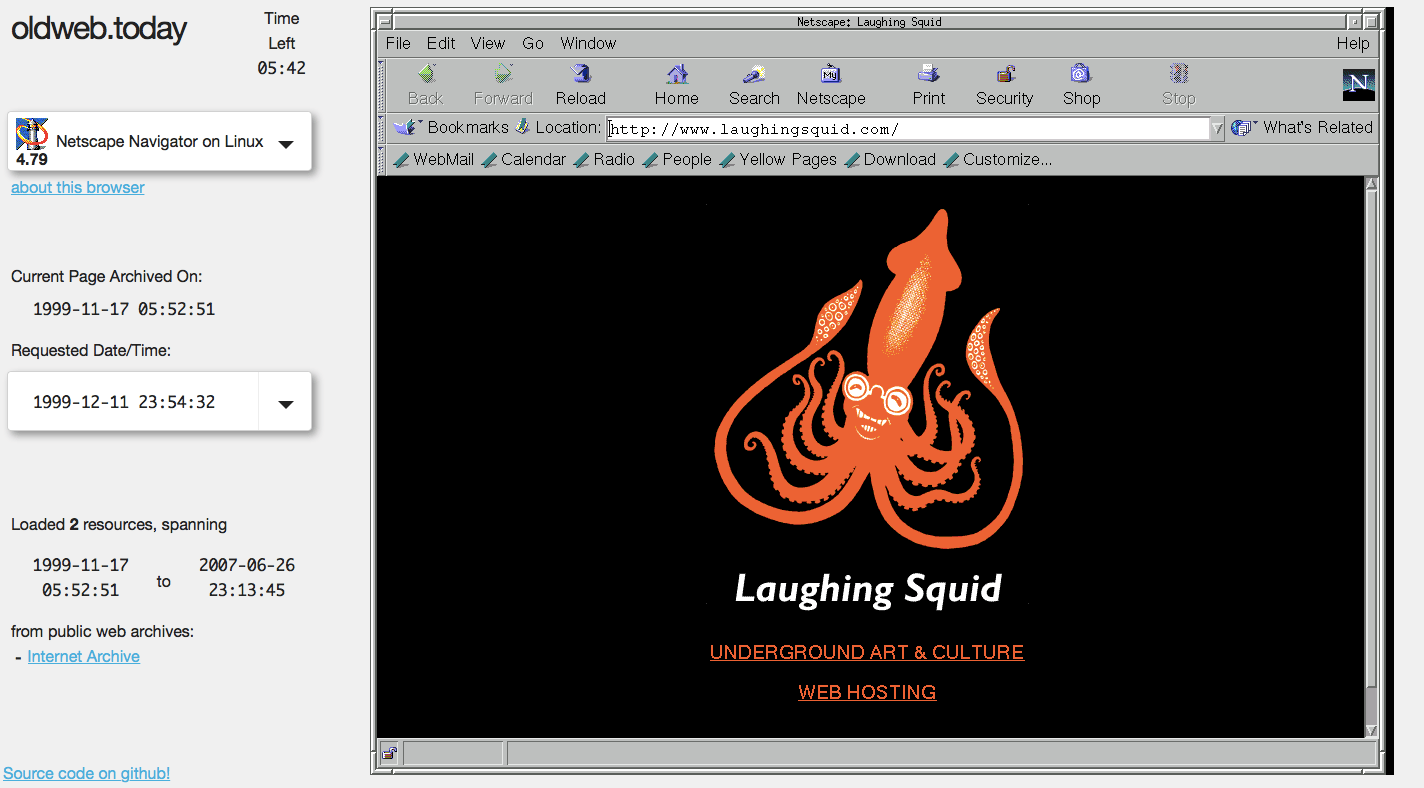 Oldweb.today, An Online Tool for Browsing Web Archives Using Emulations ...