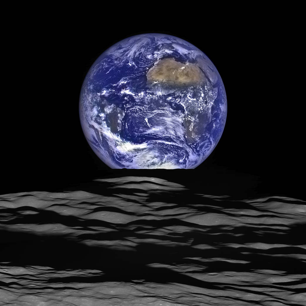 NASA Releases a Spectacular Earthrise Image Captured by the Lunar ...