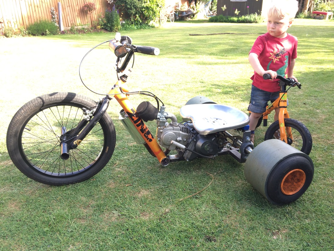 Inventor Colin Furze Builds and Rides a Motorized Drift Trike Capable ...