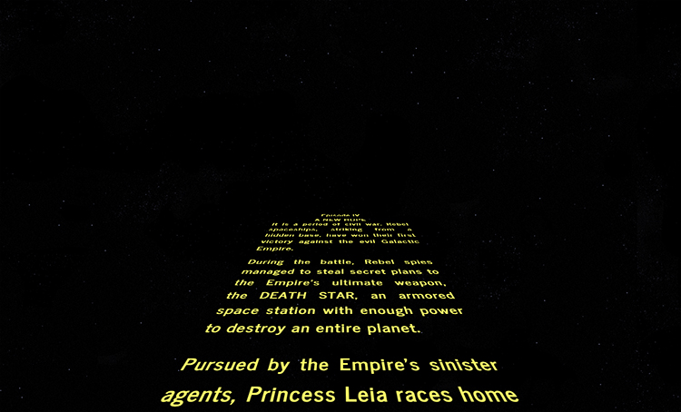 Star Wars Intro Creator, A Website That Lets You Write Your Own Star ...