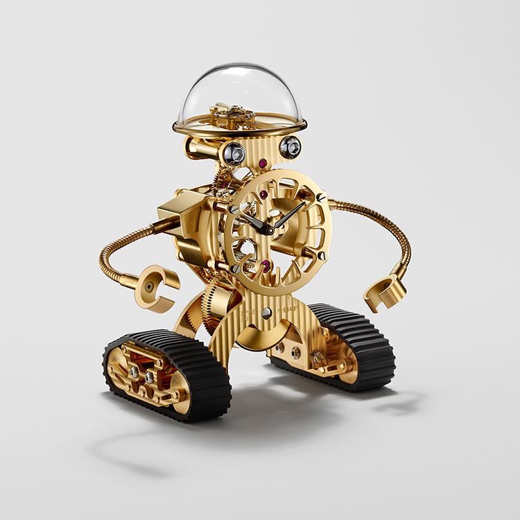 Sherman, A Cute Mechanical Robot Desk Clock