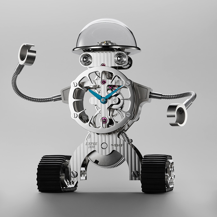 Sherman, A Cute Mechanical Robot Desk Clock