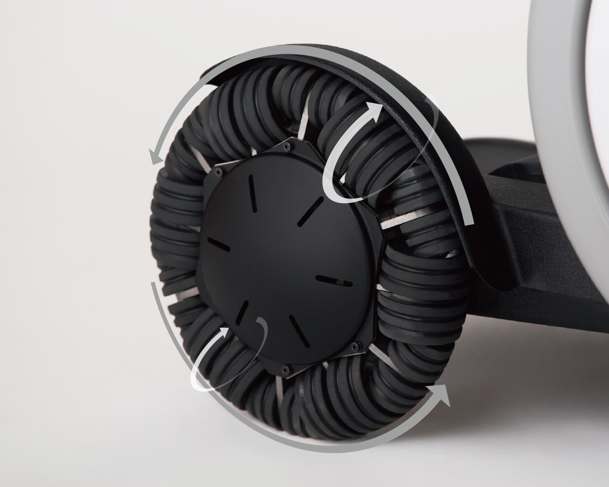 A Beautifully Streamlined Wheelchair With Omni-Directional Wheels ...