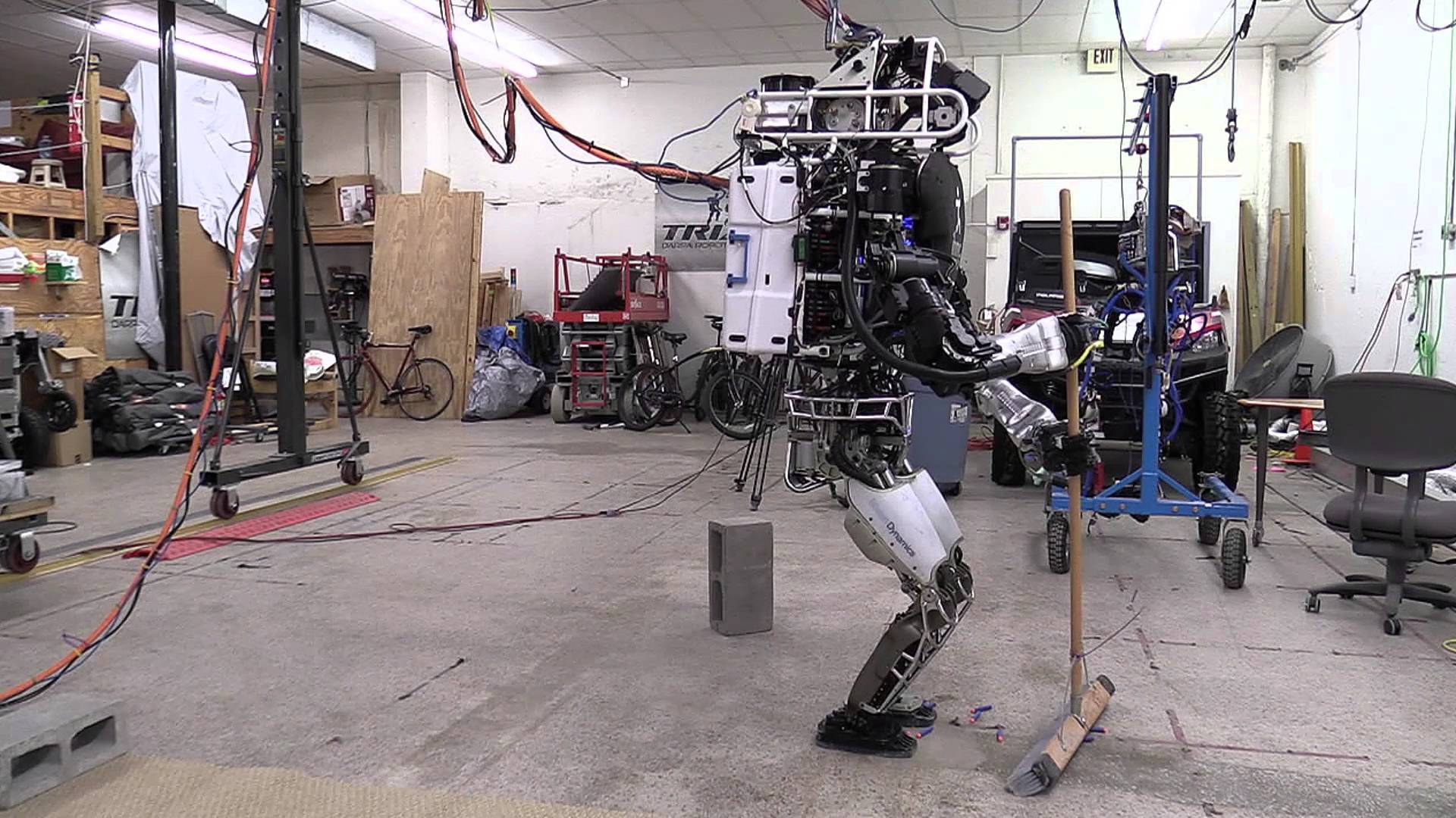 Boston Dynamics' Atlas Robot Does a Bit of House Cleaning Demonstrating ...