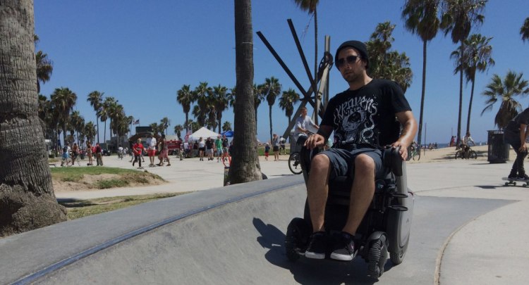 A Beautifully Streamlined Wheelchair With Omni-Directional Wheels ...