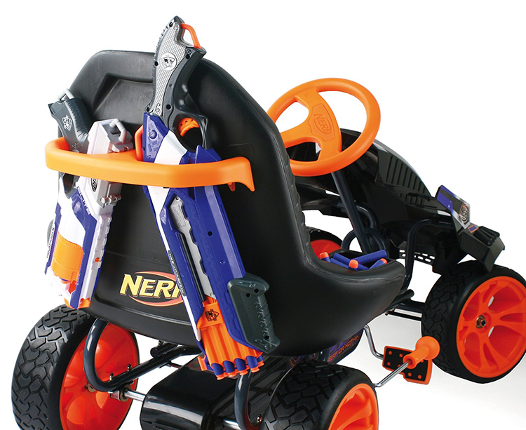 The NERF Battle Racer by Hauck Toys is a Pedal-Powered Go-Kart That ...