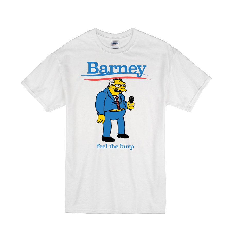 Barney Sanders 'Feel the Burp' T-Shirt Imagines Bernie Sanders as ...