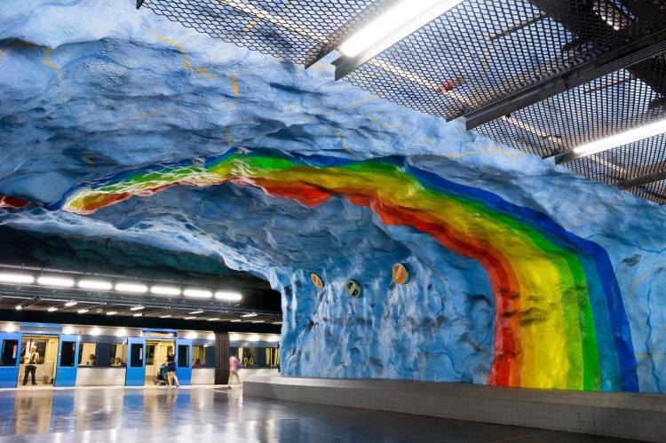 The Subway System of Stockholm, Sweden Doubles as an Incredible Public ...