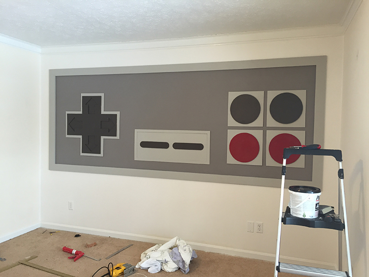 Creative Teacher and Mother Transforms Old Playroom Into a NES Game ...