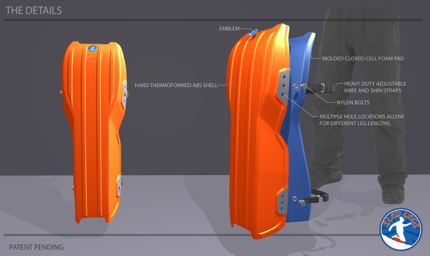 Sled Legs, A Unique Pair Snow Sleds That Attach to the Front of Each ...