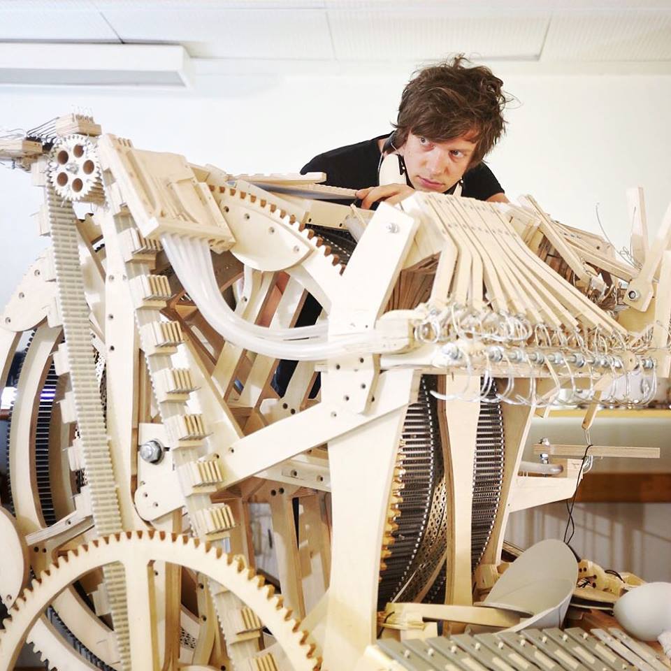 The Wintergatan Marble Machine, A Hand-Cranked Instrument That Uses ...
