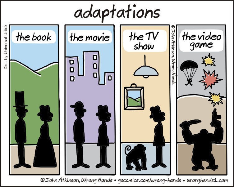 The De-Evolution of Book Adaptations