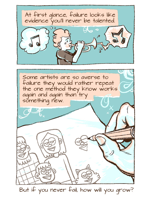 An Insightful Comic Encouraging Artists to Embrace Failure as a ...