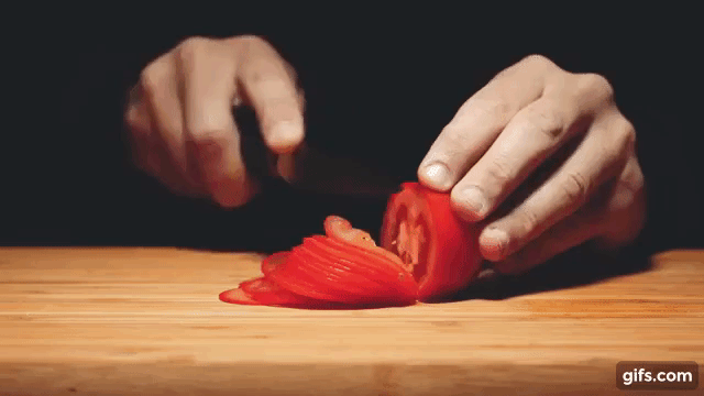 An Oddly Comforting Video of Tomatoes Being Sliced in Reverse in 4K ...