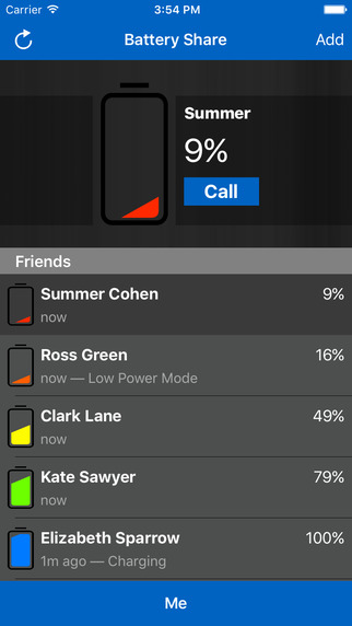 Battery Share, An App for Friends to Track Each Other's Mobile Device ...