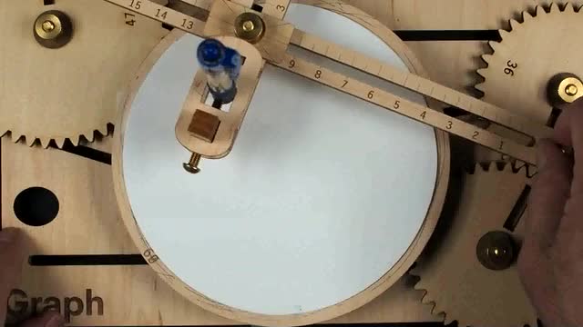 The DuoGraph Drawing Machine, A Beautiful Wooden Toy Used to Create ...