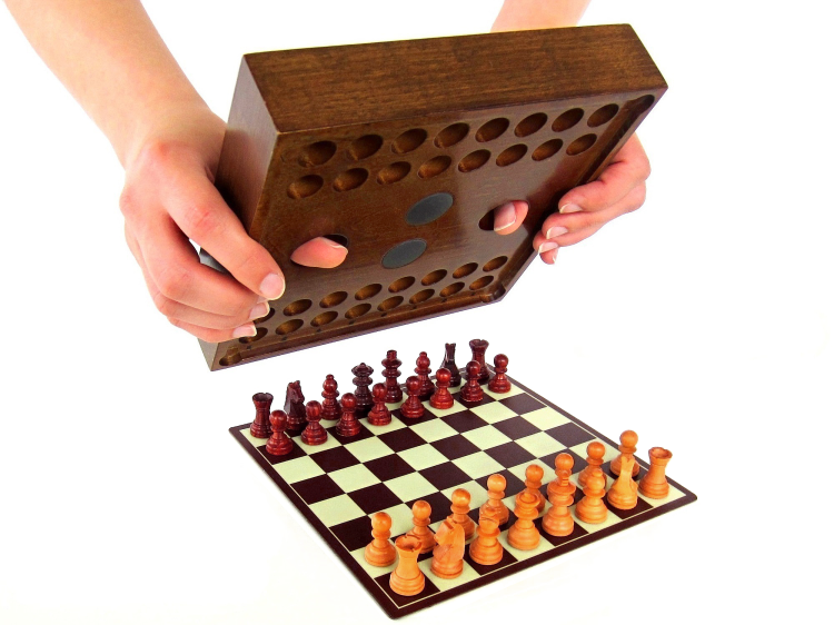 Preset Chess, A Beautifully Crafted Wood Chess Set That Is Always Ready ...
