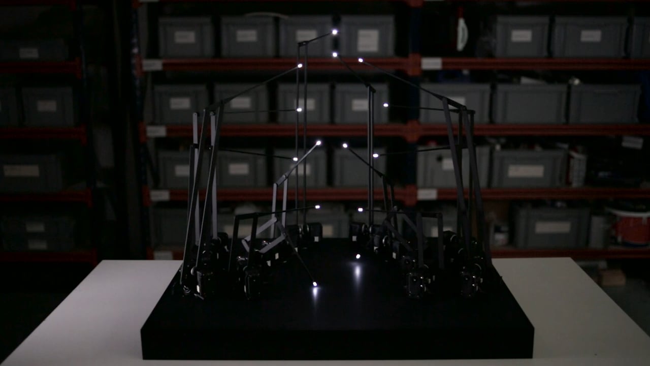 A Kinetic LED Sculpture That Creates the Perception of Human Form With ...