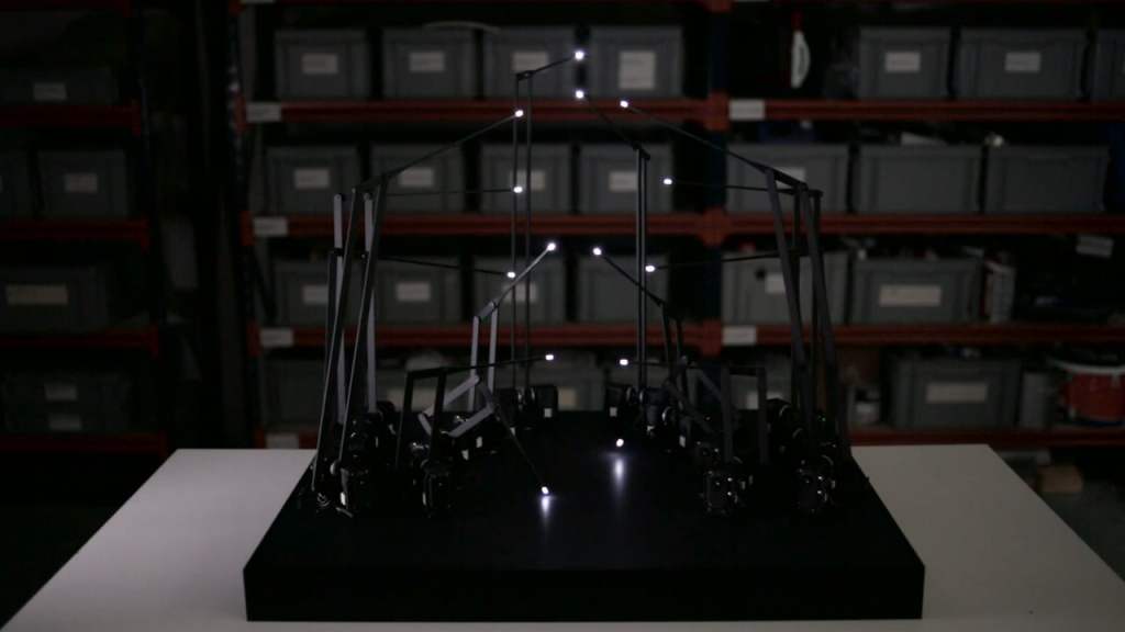 A Kinetic LED Sculpture That Creates the Perception of Human Form With ...