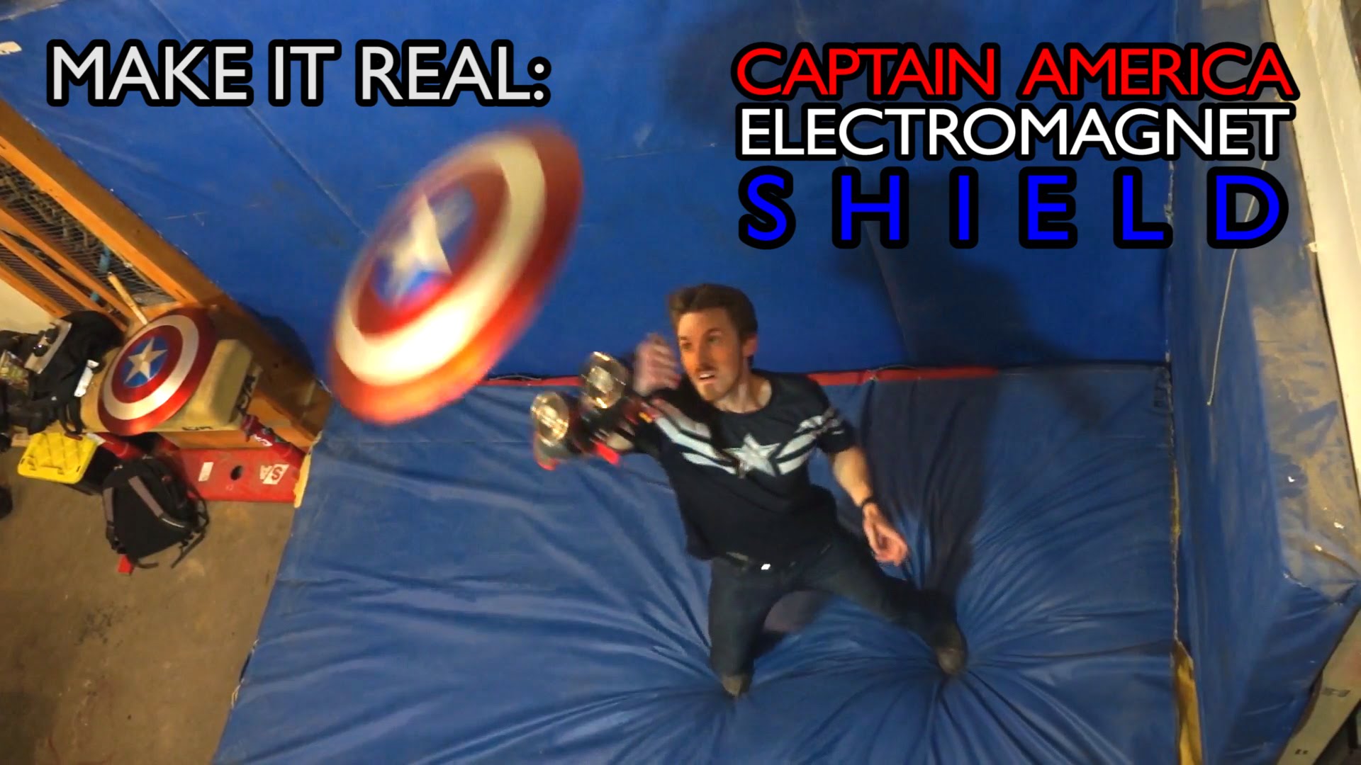 The Hacksmith Builds a Working Captain America Shield That Is Throwable ...